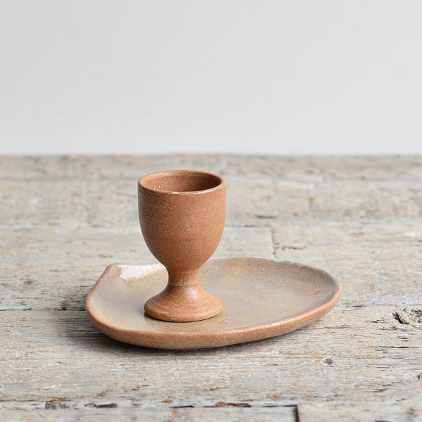 Artisan Stoneware Teardrop Dish – Rust – Trade and Care (NOM)